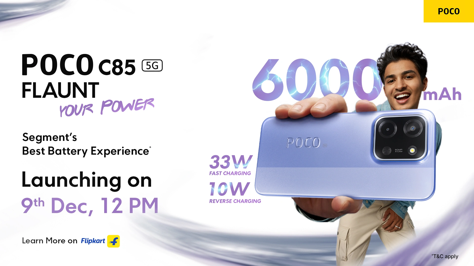 POCO Confirms C85 5G India Launch on December 9: Designed to Flaunt ...